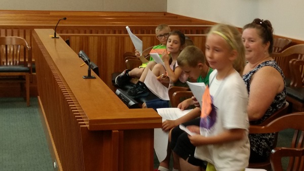 LACS Students Hold the 'Trial' of Alexander T. Wolf This Morning With ...